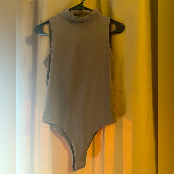 a new day | Tops | Nwot Super Cute Cut Off Sleeve Bodysuit With Short ...